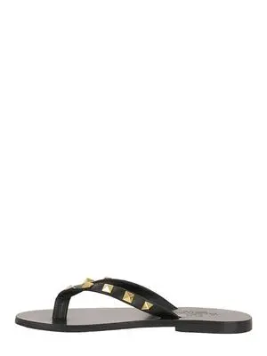 Valentino Garavani Rockstud Thong Sandals - Nero