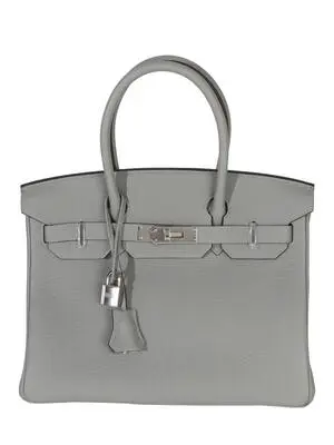 Hermès Togo Birkin 30 Phw - Gray