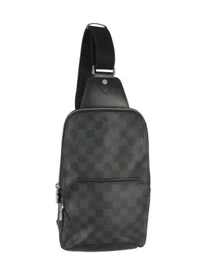 LOUIS VUITTON Damier Graphite Canvas Avenue Sling Bag - Black