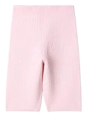 JACQUEMUS Jacquemus The Scala Knee-Length Stretch-Knit Shorts