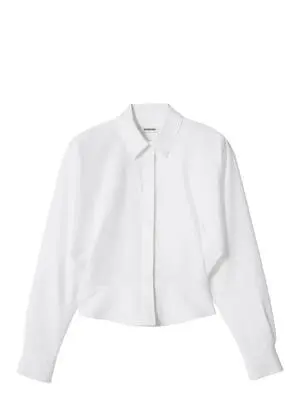Jacquemus Jacquemus Riva Collared Cotton Shirt White