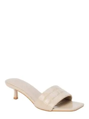 Matisse Rosana Kitten Heel Slide Sandal - Tan