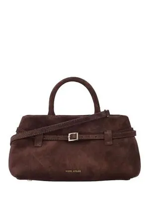 Manu Atelier Top Handle Bag - Brown