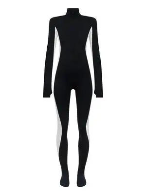 Dsquared2 Ski Jersey Jumpsuit With Cut-out Detail - Black