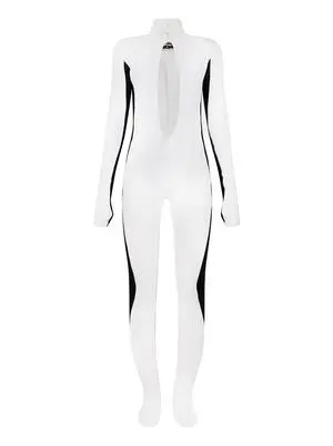 Dsquared2 Ski Jersey Jumpsuit With Cut-out Detail - White