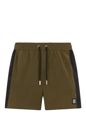 Dsquared2 Upside Down Midi Swim Boxer - Red