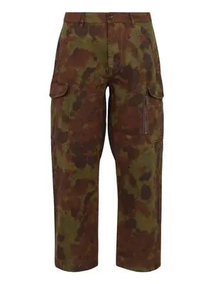 Dsquared2 Camouflage Hybrid Cargo Pants - Black