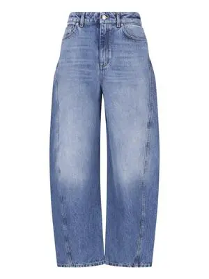 Givenchy Cocoon Wide-leg Jeans - Light Blue