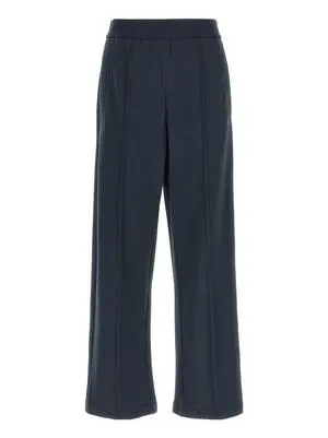 Brunello Cucinelli Straight-leg Track Pants With Front Stitch Detailing - Black