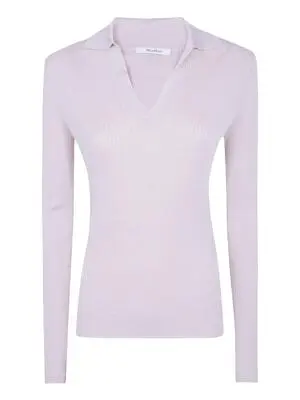 Max Mara Long-sleeve Knitted Polo Shirt - No