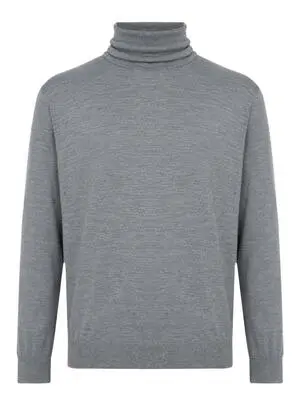 Paul & Shark Wool Turtleneck Sweater - Grey