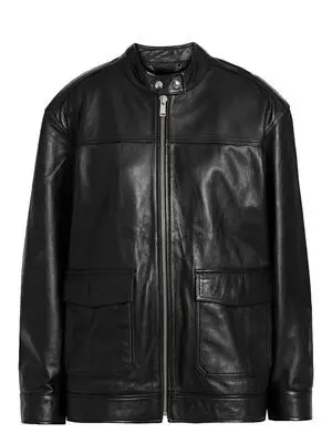 ANINE BING Henry Leather Jacket - Black