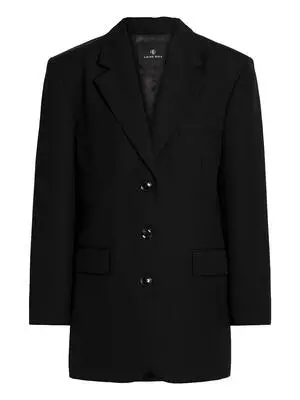 ANINE BING Sara Crepe Blazer - Black