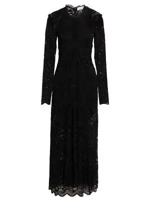 Rabanne Lace Maxi Dress - Black
