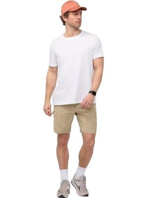 DUER Stretch Canvas Cargo Short - Tan