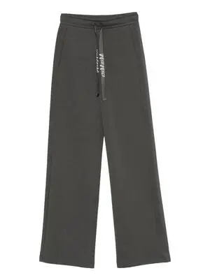 Max Mara Cotton Wide-leg Trousers - Grey