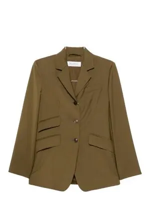 Max Mara Single-breasted Wool Blazer - Brown