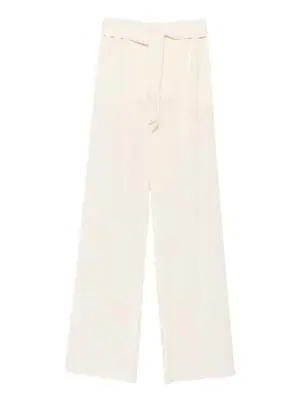 Max Mara Wool Trousers - White