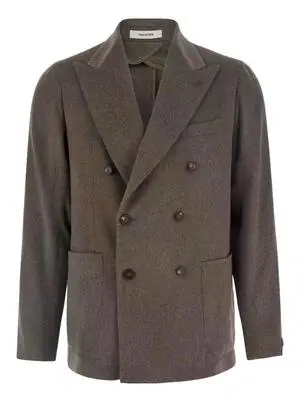 Tagliatore Montecarlo Double-breasted Blazer - Brown