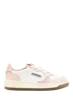 AUTRY Medalist Croc-effect Sneakers - Neutrals