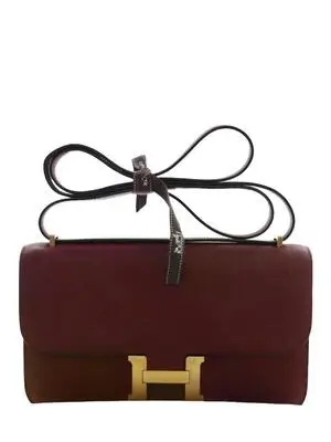 Hermès Epsom Constance Elan 25 Crossbody Bag - Red