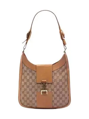 Gucci Gg Canvas Jackie Shoulder Bag - Neutrals