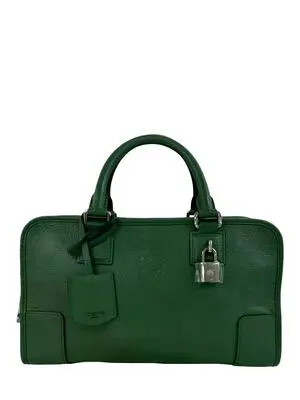 Loewe Amazona 28 Leather Handbag - Green