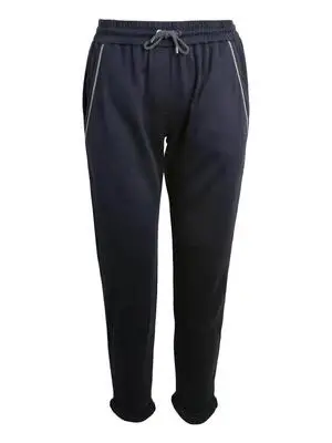 Brunello Cucinelli Monili-trim Drawstring Track Pants - Blue