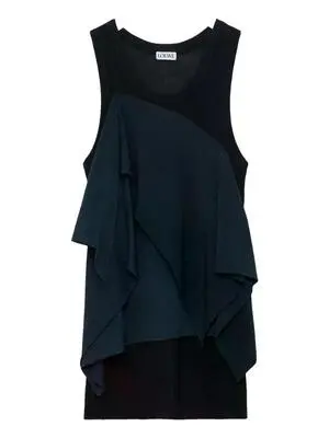 Loewe LOEWE Draped Sleeveless Top Blue