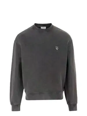 Maison Kitsuné Embroidered Logo Sweatshirt - Grey