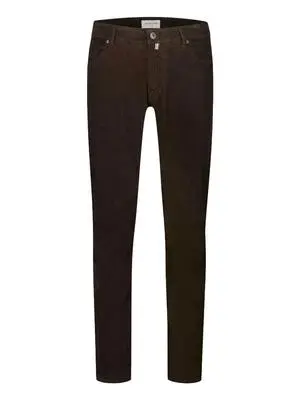 Jacob Cohen Corduroy Slim-fit Trousers - Brown