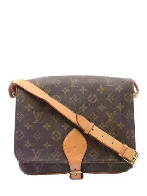 LOUIS VUITTON Monogram Cartesier Crossbody Bag - Brown