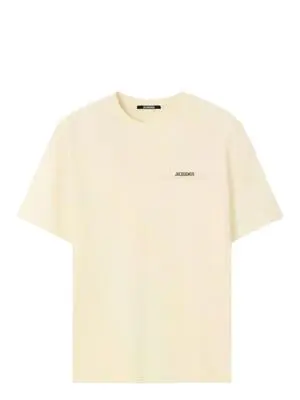 Jacquemus Logo-patch T-shirt - Neutrals
