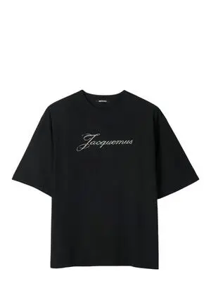 Jacquemus Logo-print T-shirt - Black