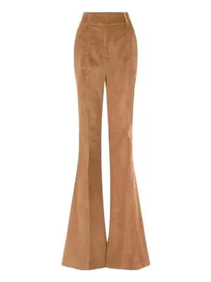 Gabriela Hearst Ianthe Corduroy Flared Trousers - Brown