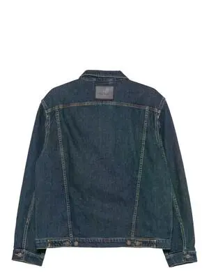 Paul Smith Contrast Stitch Denim Jacket - Blue