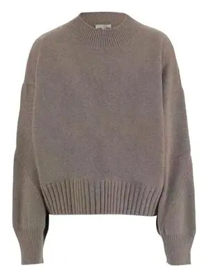 Malo Ribbed Knit Sweater - Brown