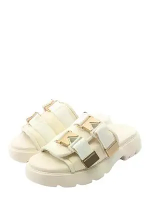 Bottega Veneta 2010s Flash Buckle Sandals - Neutrals