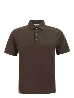 DIKTAT Cotton Polo Shirt - Brown