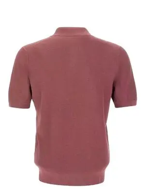GRAN SASSO V-neck T-shirt - Pink