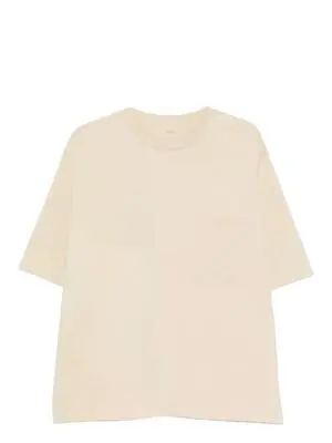 LEMAIRE Patch-pocket Short-sleeve T-shirt - Neutrals