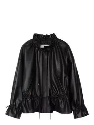 3.1 Phillip Lim Ruffle Collar Jacket - Black