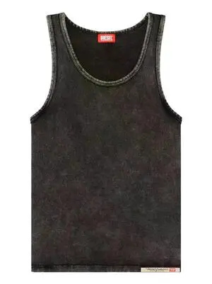 DIESEL® Logo Patch Tank Top - Black