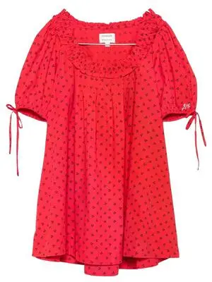 DAMSON MADDER DAMSON MADDER Jemima Cherry-Print Mini Dress