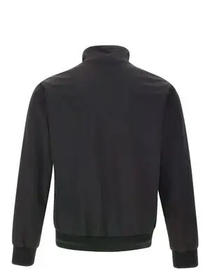 PEOPLE OF SHIBUYA Zip-up Jacket With High Neck - Black