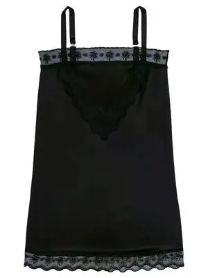 SIMONE ROCHA Simone Rocha Square Neck Lace Trim Dress