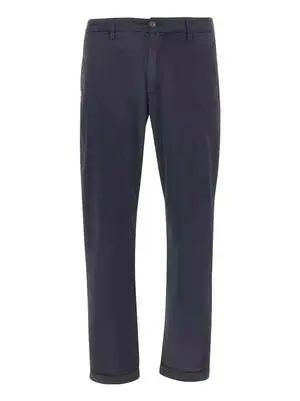 RE-HASH Patch Detail Trousers - Blue