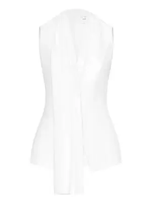 CHATS BY C.DAM CHATS BY C.DAM Draped Collarless Vest