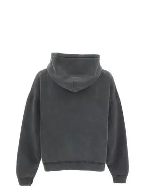 SUNFLOWER Boxy-cut Organic-cotton Hoodie - Grey