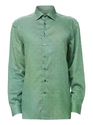 Etro Paisley-print Shirt - Green